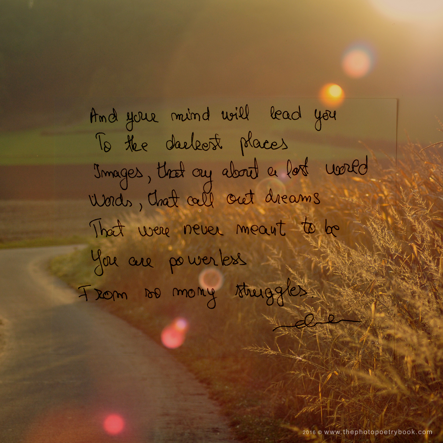 Powerless - thePhotoPoetryBook Fusion of fine art photography and poetry.